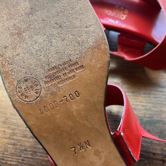 Pappagallo | Shoes | Vintage Pappagallo Red Sandals | Poshmark